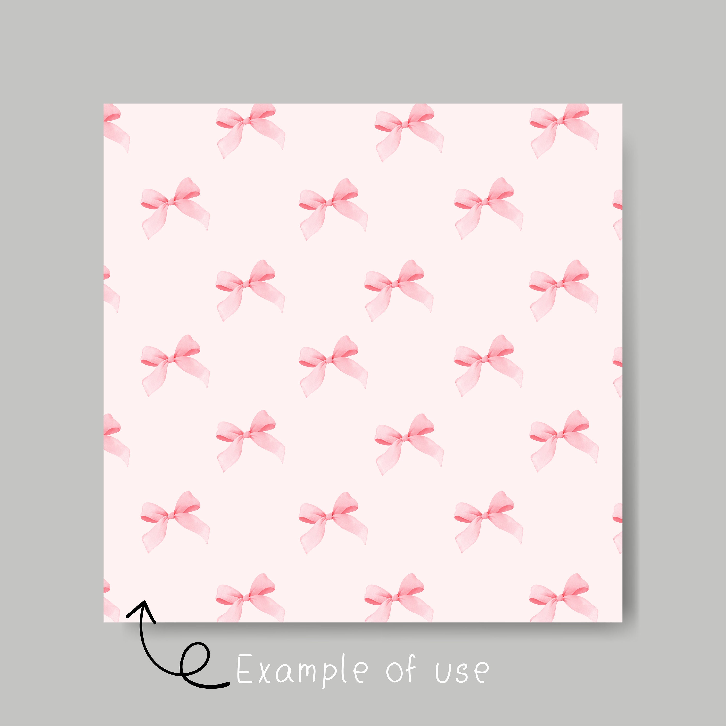 Coquette Pink Seamless Pattern Coquette Bows Repeat Pattern Files for ...
