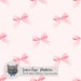 Coquette Pink Seamless Pattern Coquette Bows Repeat Pattern Files for ...