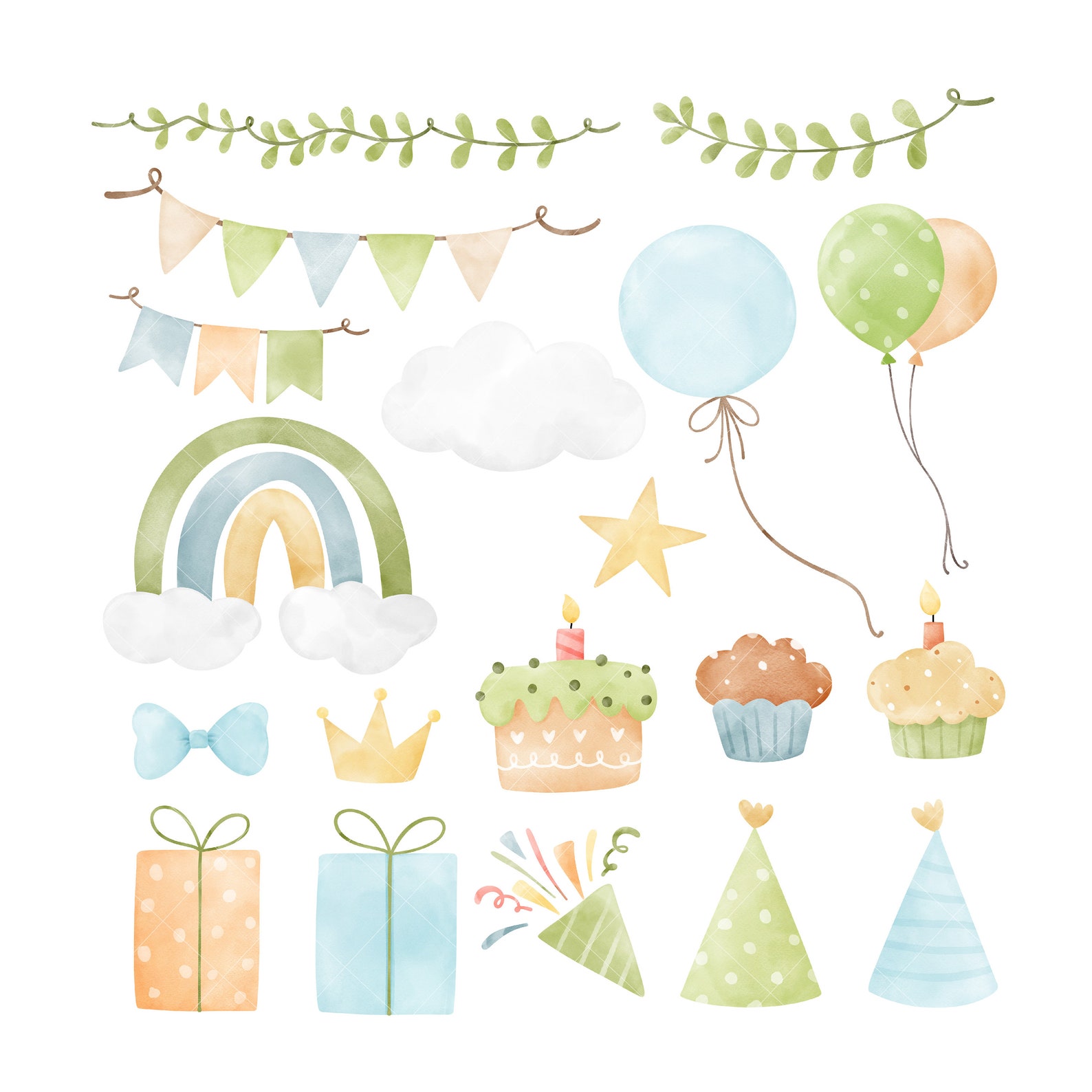 Watercolor Dinosaur Clipart Dinosaur Clipart Nursery Clipart Dinosaur ...