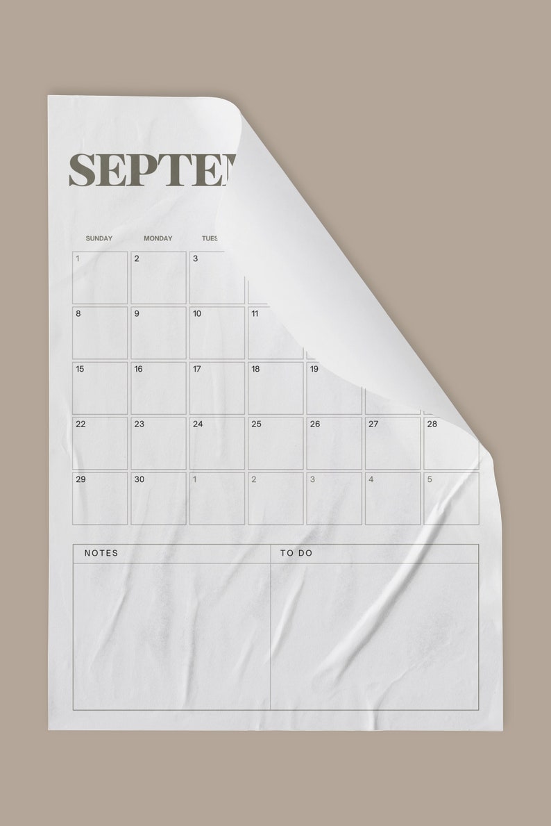 2024 Monthly Planner| Minimalist Printable Calendar 2024| Printable and ...