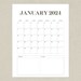 2024 Monthly Planner| Minimalist Printable Calendar 2024| Printable and ...