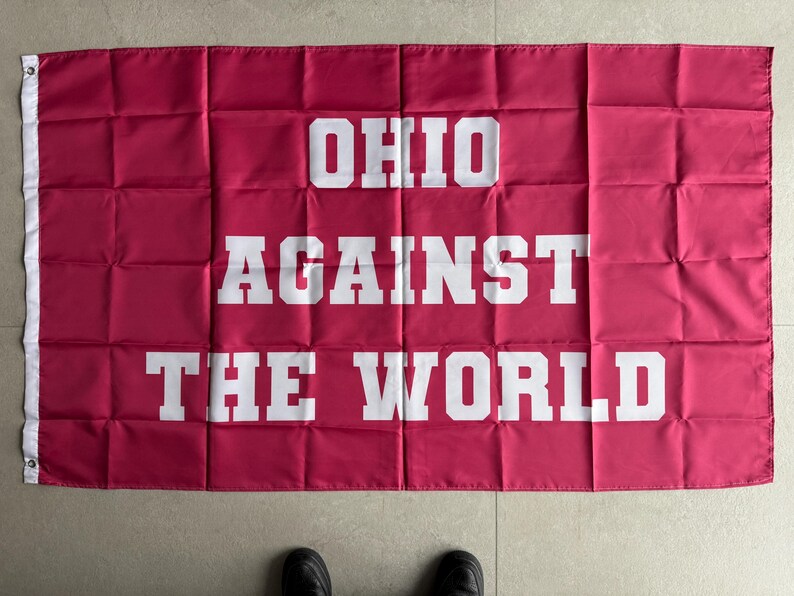 Ohio State Pride Flag, Ohio Against the World Flag for Sports Fans ...