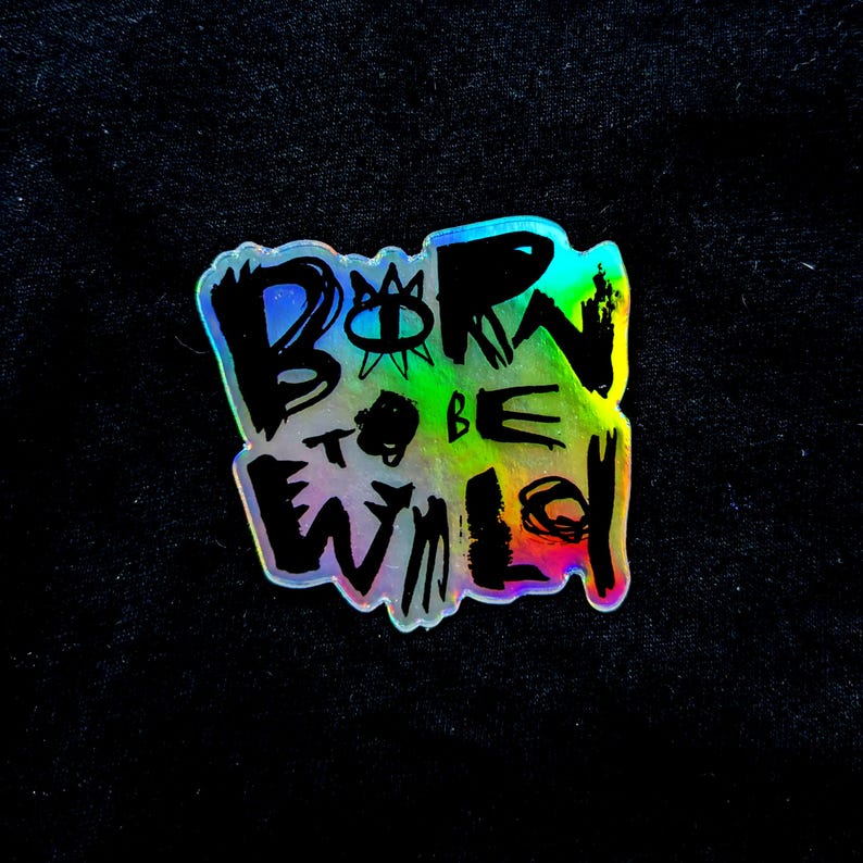 Holographic 2x2 Stickers - Etsy