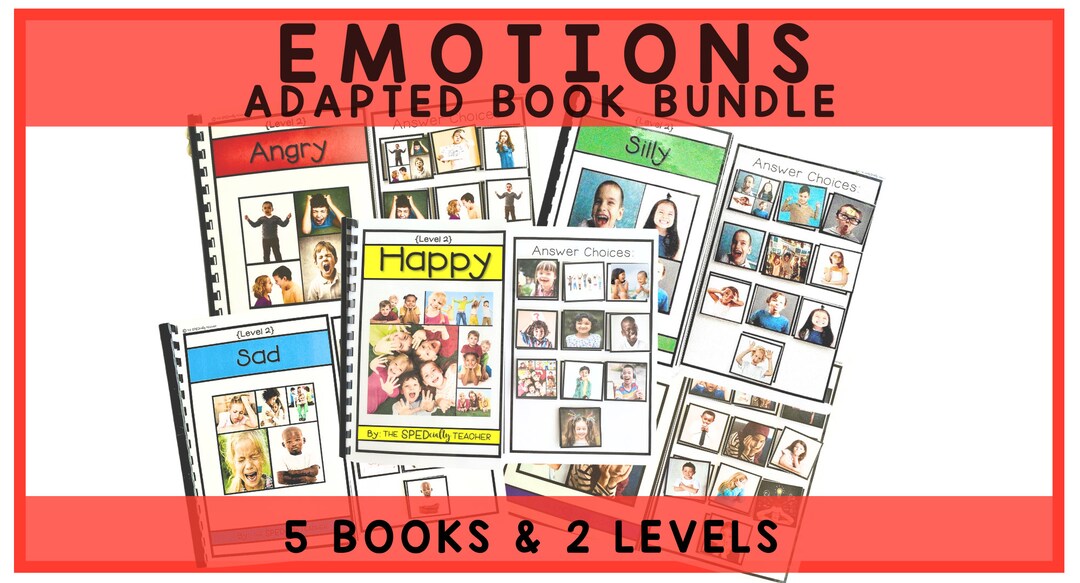 Social Emotional Learning SEL Adapted Book Bundle - Etsy