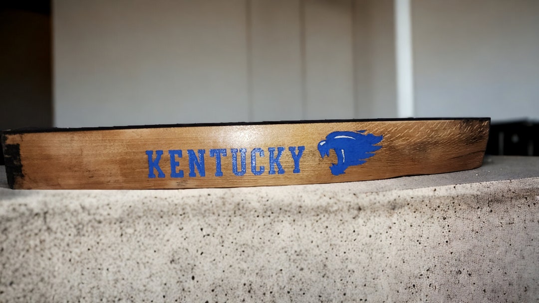 Kentucky Wildcats Engraved and Hand Painted Barrel Stave Sign - Etsy