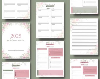 2025 DIGITAL PLANNER All in One - Etsy