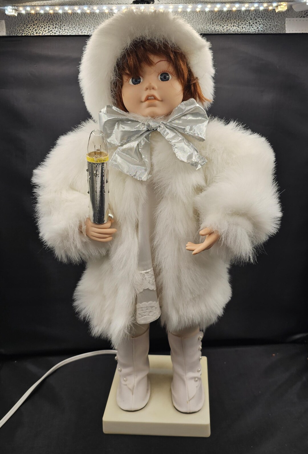 1980s Telco Motionette Eskimo Girl in White Fur - Etsy