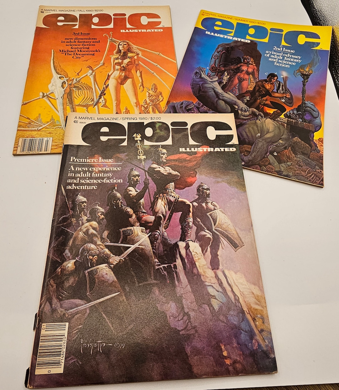 1980 Marvel Epic Illustrated Magazines Fall Summer Spring - Etsy