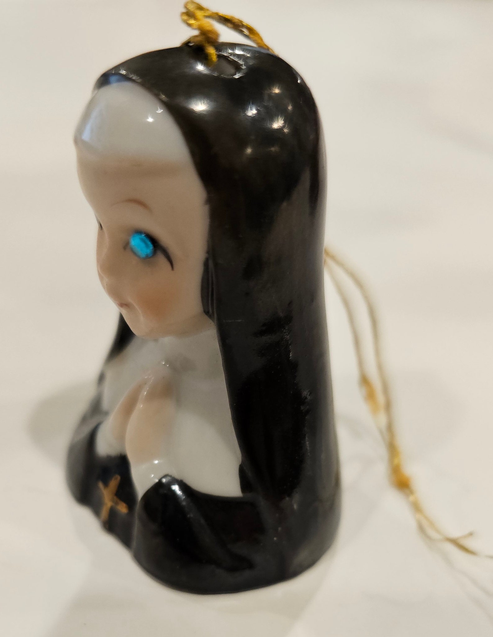 1950s Porcelain Nun Christmas Bell - Etsy