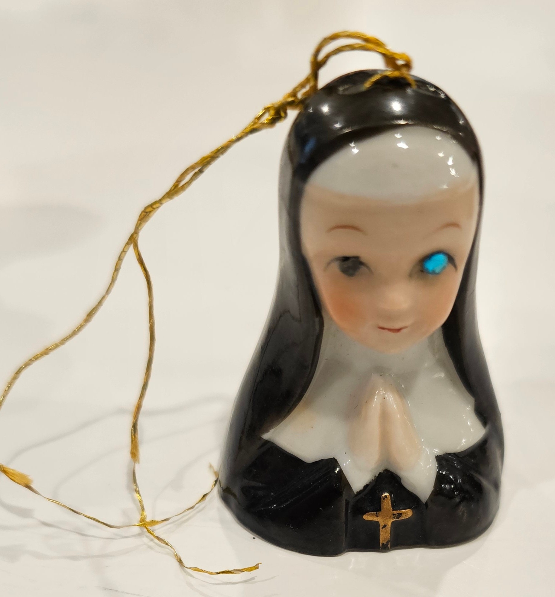 1950s Porcelain Nun Christmas Bell - Etsy