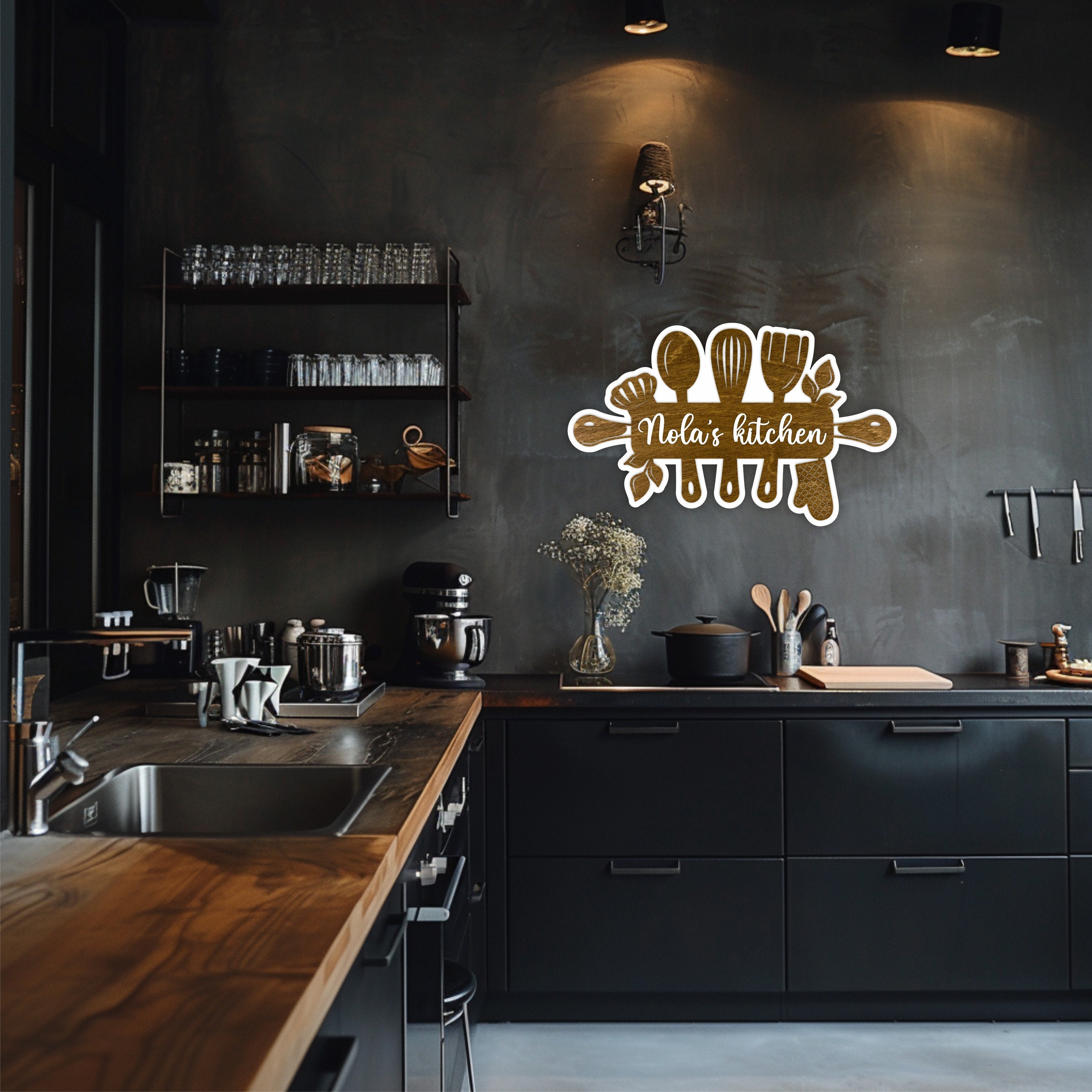 Kitchen Sign SVG Dxf File for Laser CNC SVG Plan Laser Cut File ...