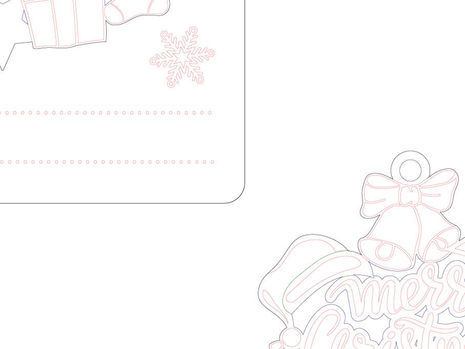 Christmas Card Svg Laser Cut File Laser Cut File Christmas T Svg