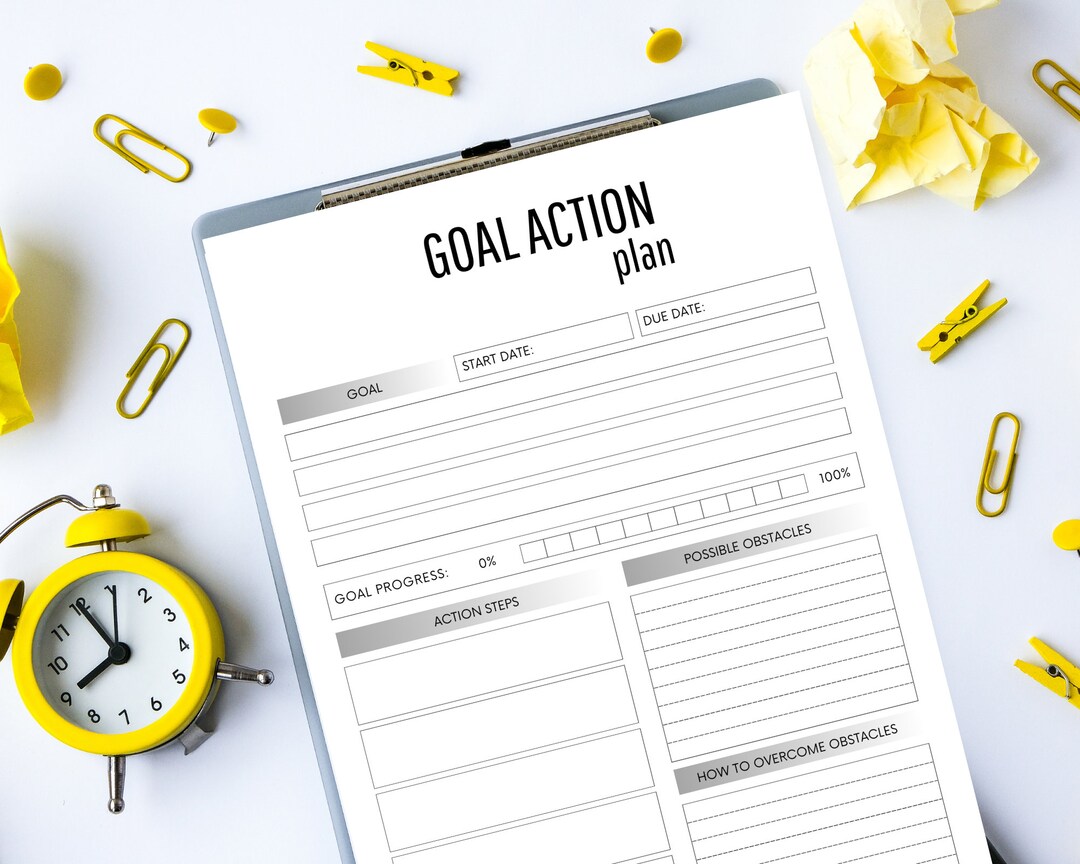 Ultimate Printable Goal Planner Achieve Success, Boost Productivity ...