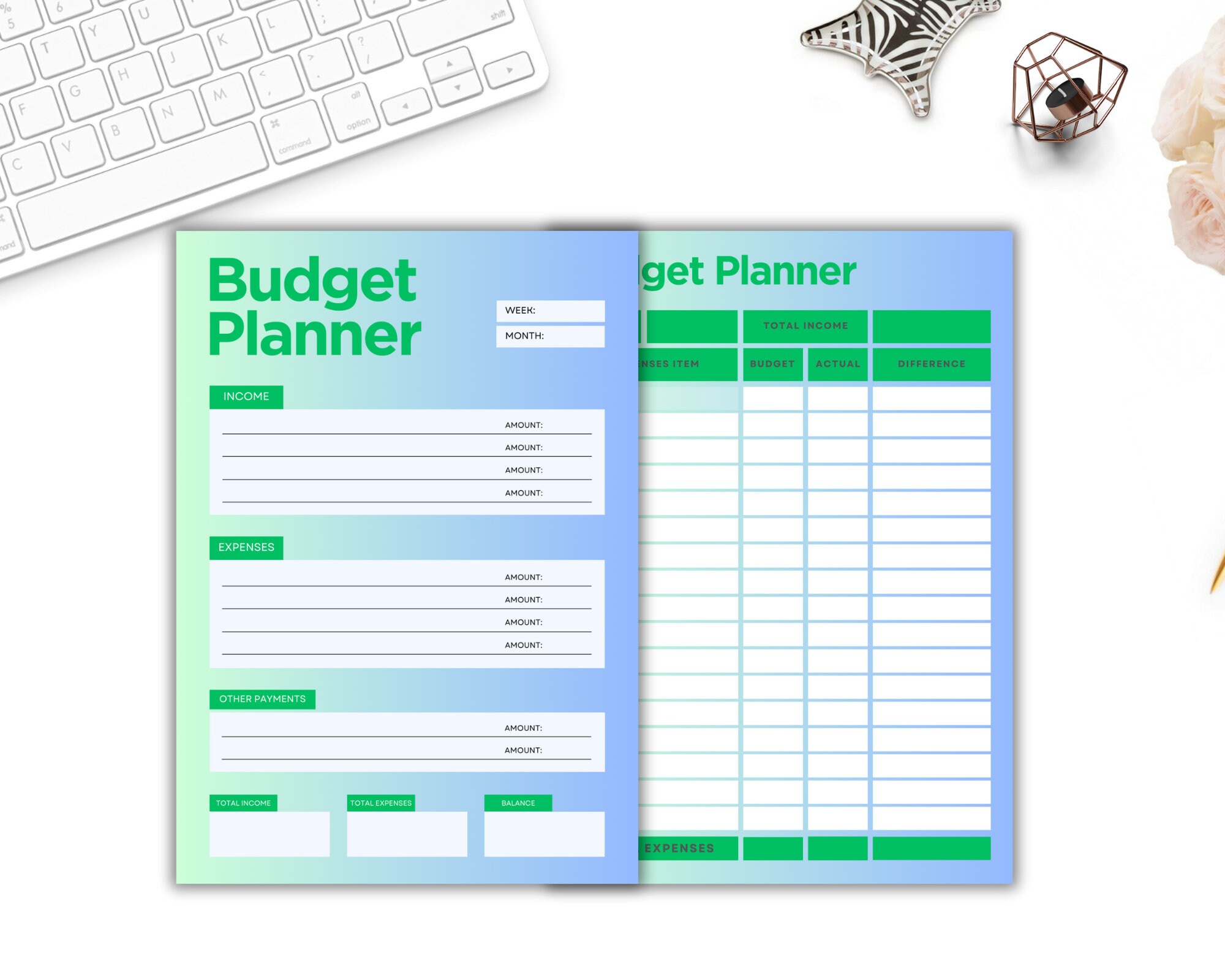 Printable Budget Planner Financial Harmony Money Mastery Thrifty Trends ...