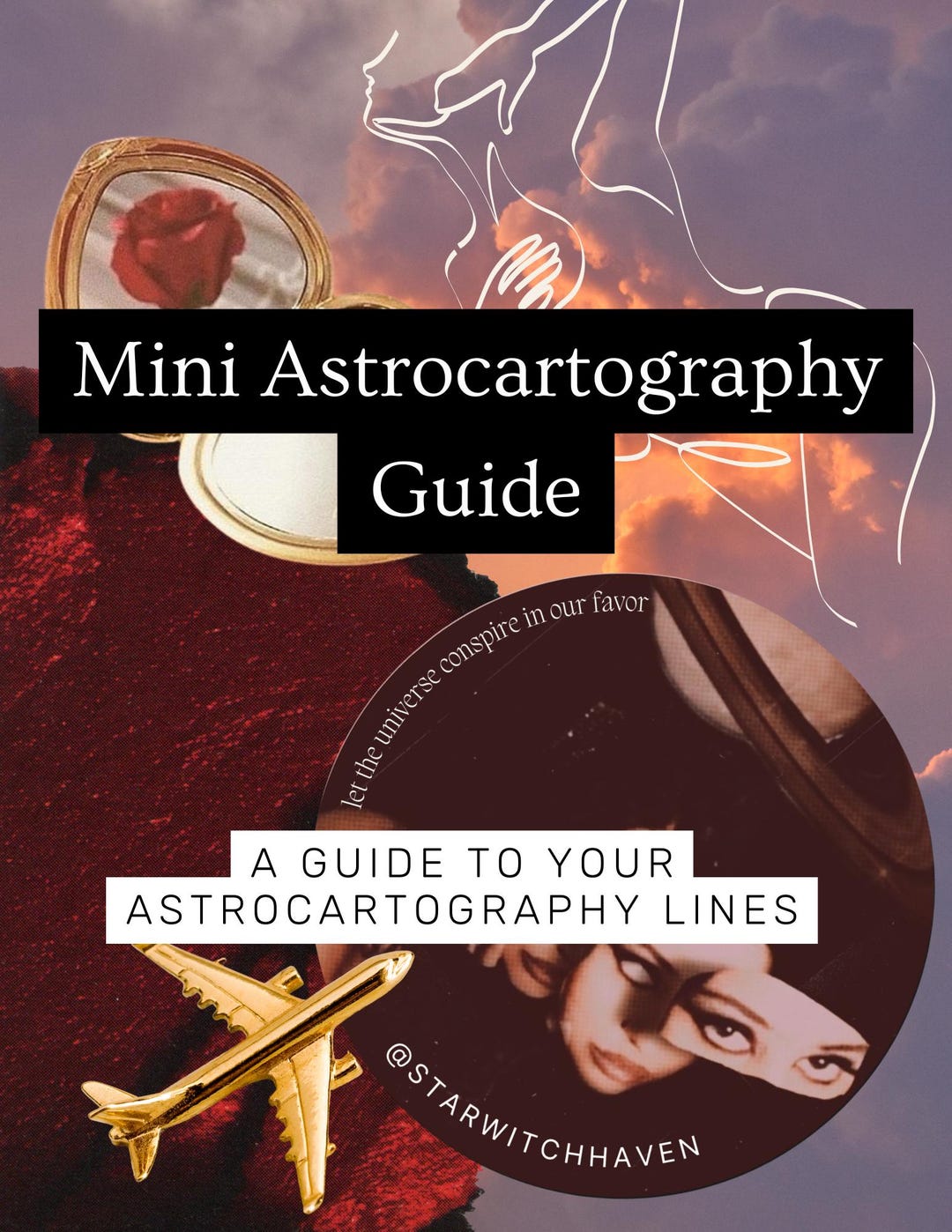 Mini Astrocartography Guide | Astrology Travel Tool (digital PDF) - Etsy