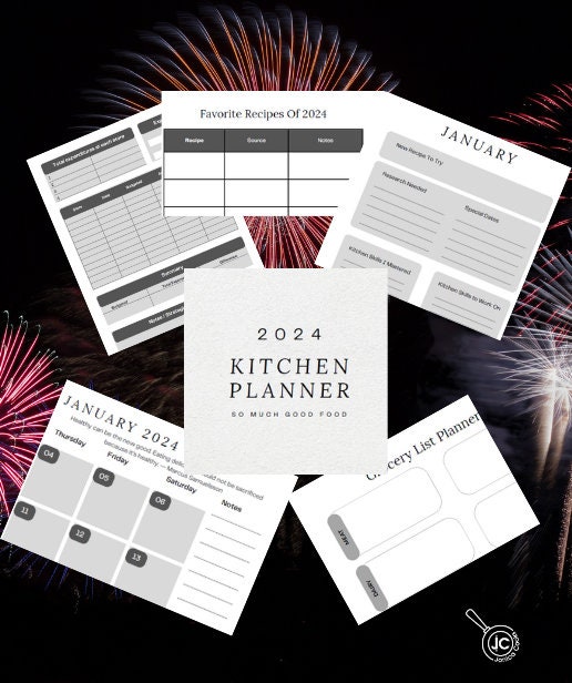 2024 Digital Printable Kitchen Planner - Etsy