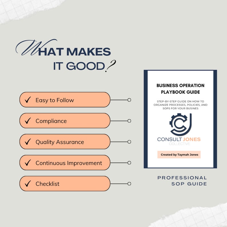 Business Operation Playbook Guide - Etsy