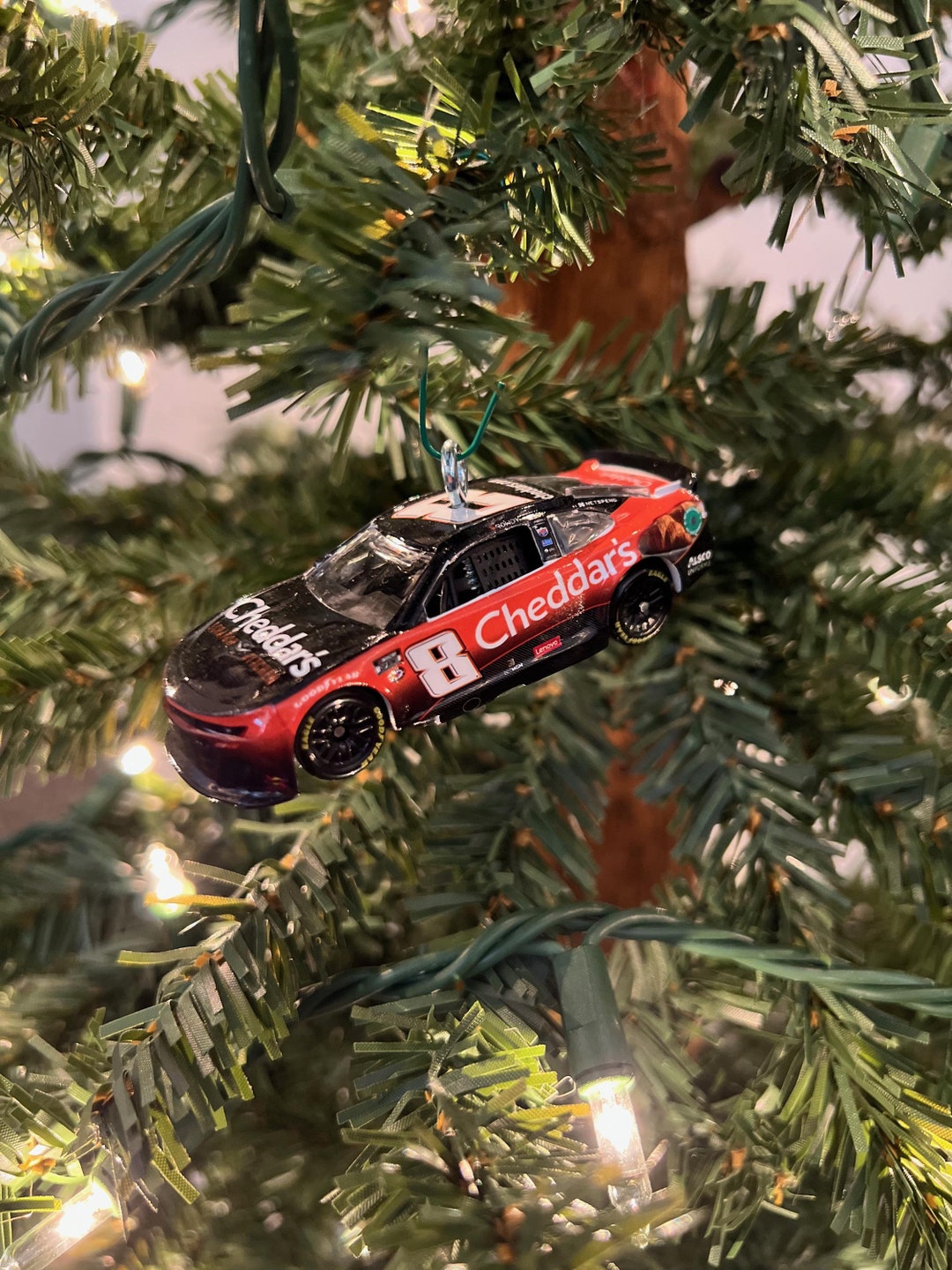 Kyle Busch #8 NASCAR Christmas Ornament Cheddar's Kitchen Diecast Car ...
