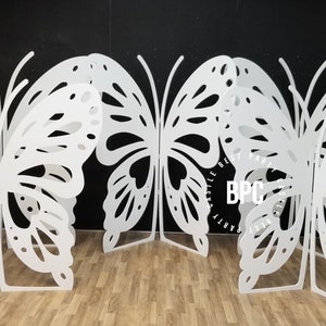 Butterfly Backdrop, Freestanding, Foldable Butterfly, Party Decorations ...
