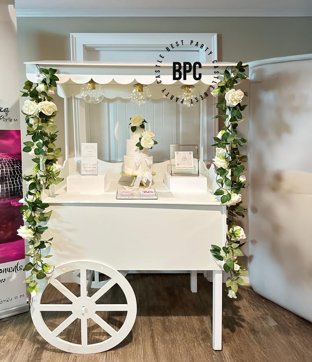 Candy Cart, Sweet Cart for Weddings, Birthdays, Parties, Showstopper ...