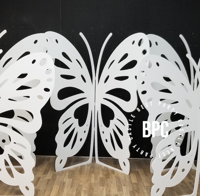 Butterfly Backdrop, Foldable Butterfly, Freestanding, Party Decorations ...