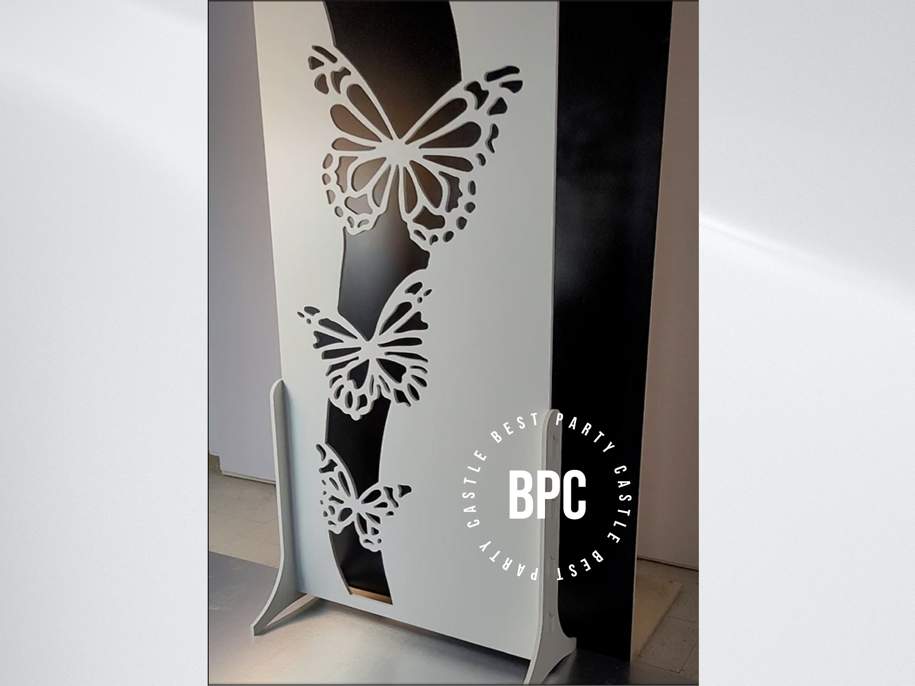 Birthday Backdrop, Freestanding Butterfly, Party Decorations, Event ...