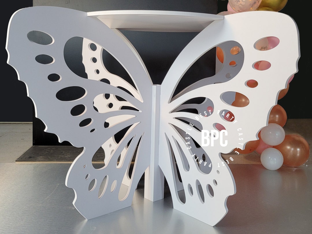 Butterfly Cake Stand, Butterfly Table, Party Decorations, Event Decor ...