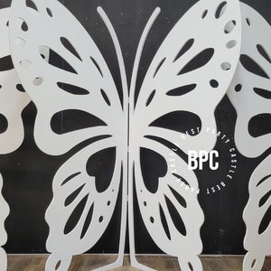 Butterfly Backdrop, Freestanding, Foldable Butterfly, Party Decorations ...