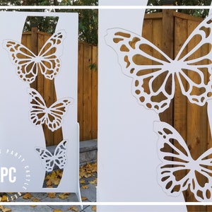 Butterfly Backdrop, Freestanding, Party Decorations, Event Decor, Cute ...