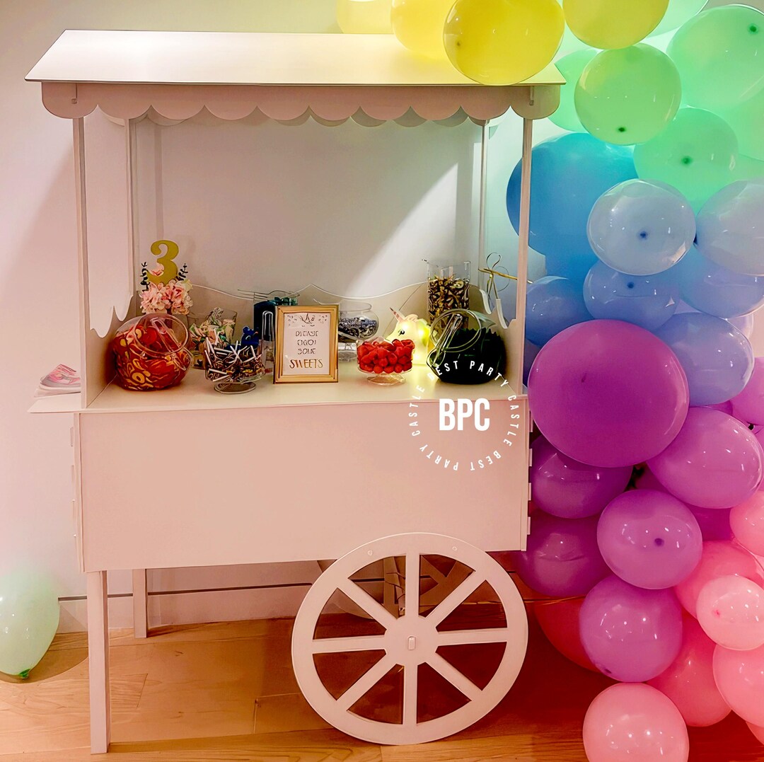 Sweet Cart Birthday Decorations, Party Candy Cart for Sale, Wedding ...
