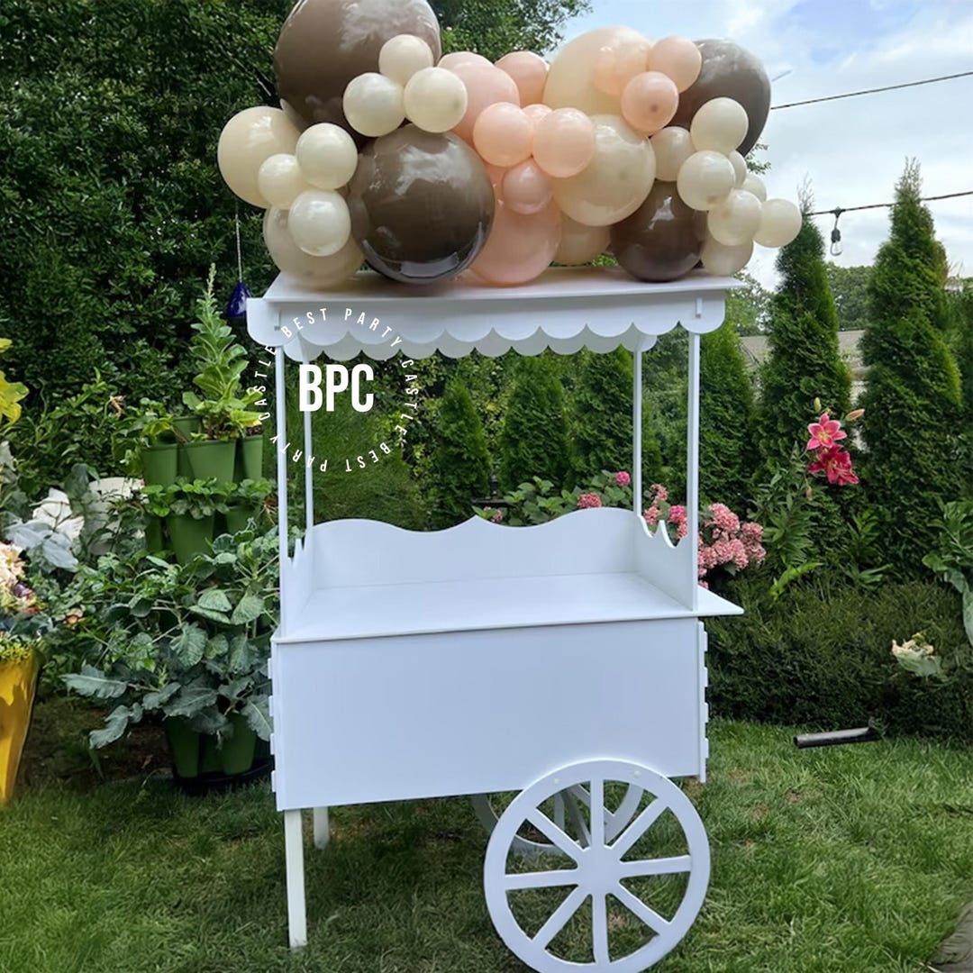 Sweet Candy Cart, Party Idea Cart for Weddings, Birthdays, Parties, A ...
