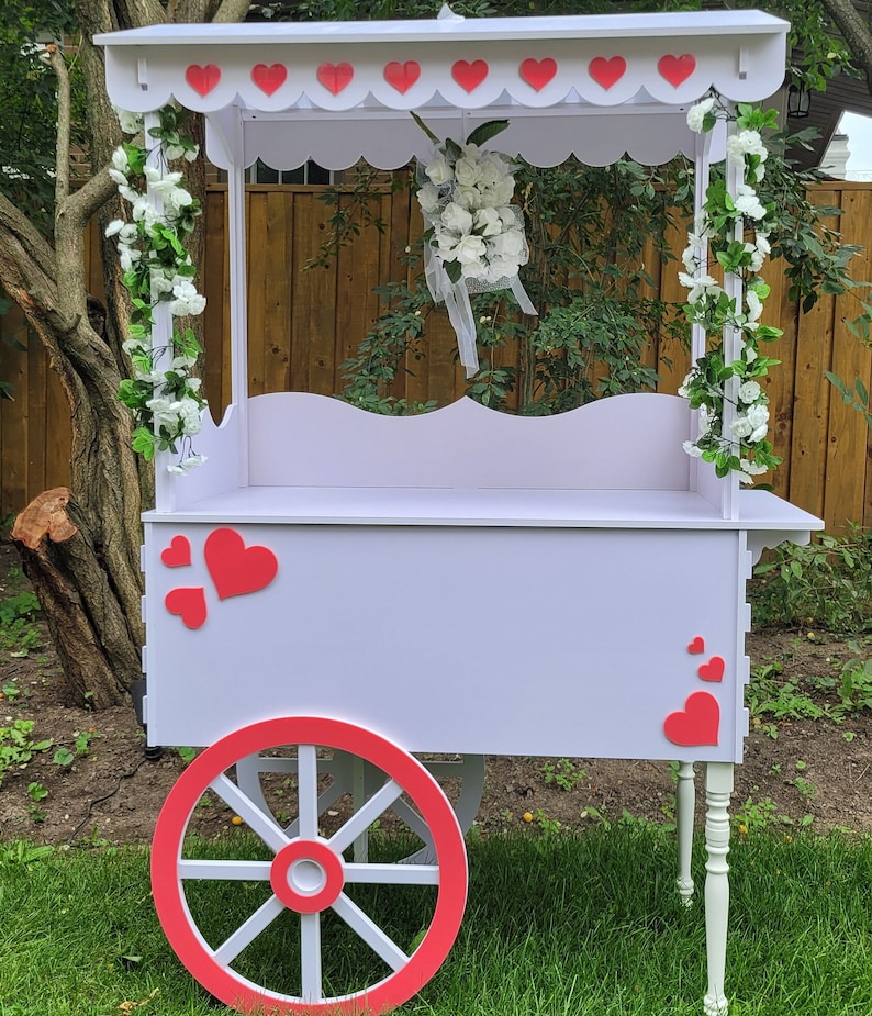 Candy Cart, Her Birthday, Pink Candy Cart, Dessert Bar & Event Decor ...