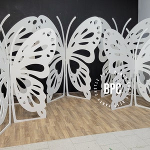 Butterfly Backdrop, Foldable Butterfly, Freestanding Wall, Party ...