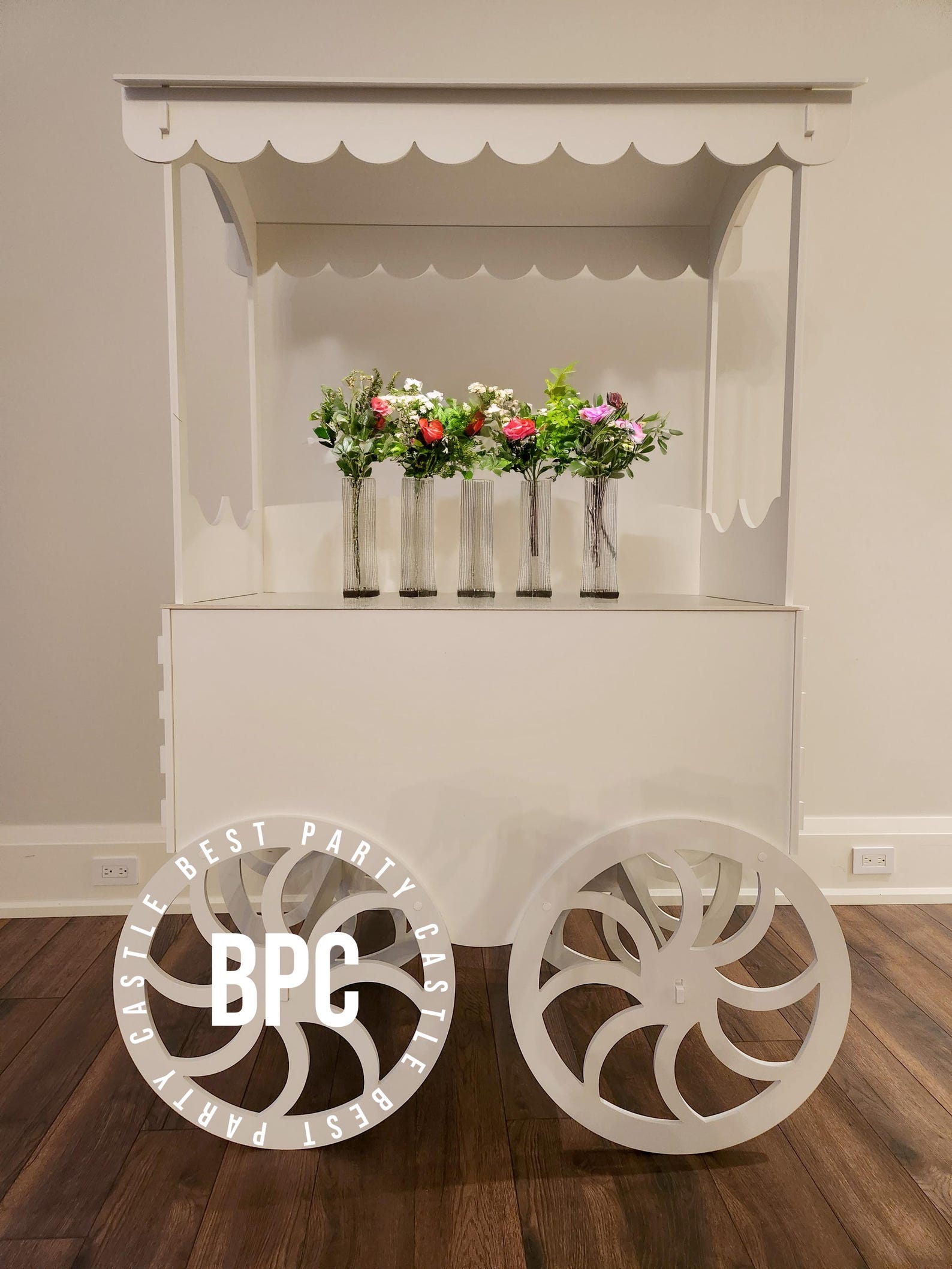 Candy Cart, 4 Wheels, Wedding and Birthday Decorations, Party Cart ...