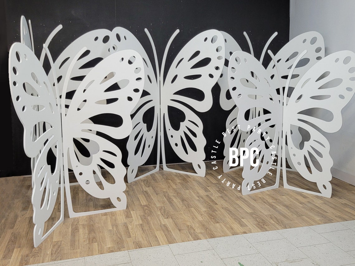 Butterfly Backdrop, Foldable Butterfly, Freestanding Wall, Party ...