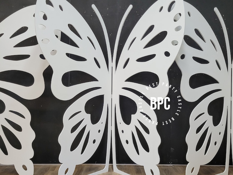 Butterfly Backdrop, Foldable Butterfly, Freestanding, Party Decorations ...
