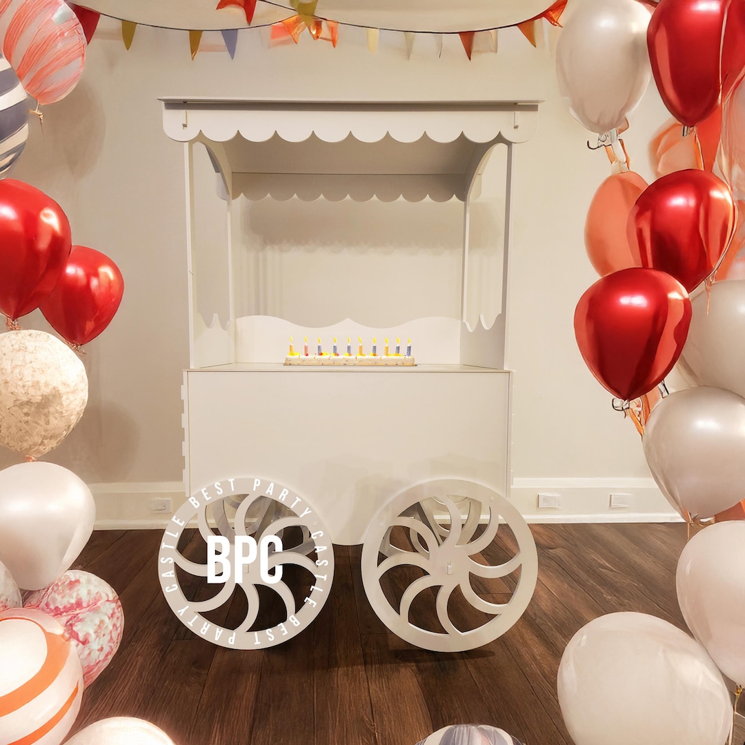Sweet Candy Cart, Wedding and Birthday Decorations, Party Cart, Vendor ...