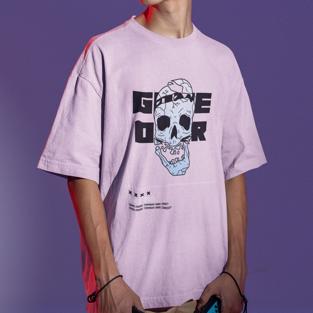 Game Over Crashed Skull T-shirt Gift Idea for Him - Etsy