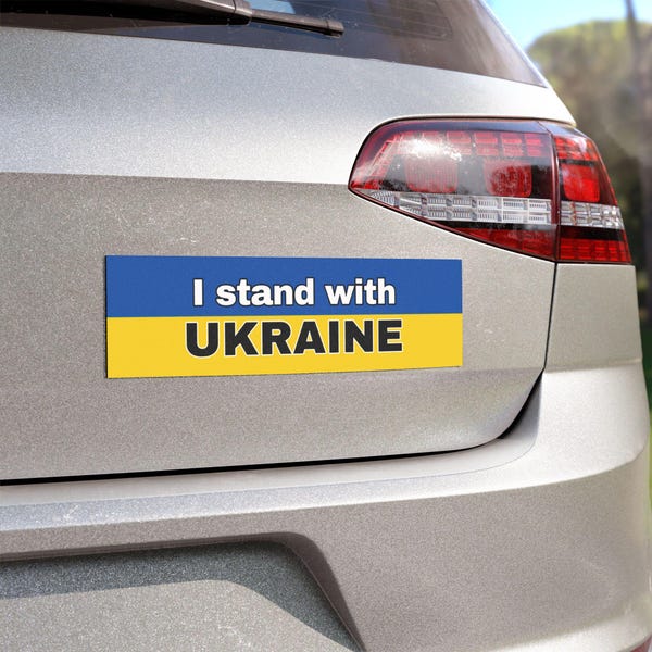 Ukraine Bumper Sticker - Etsy