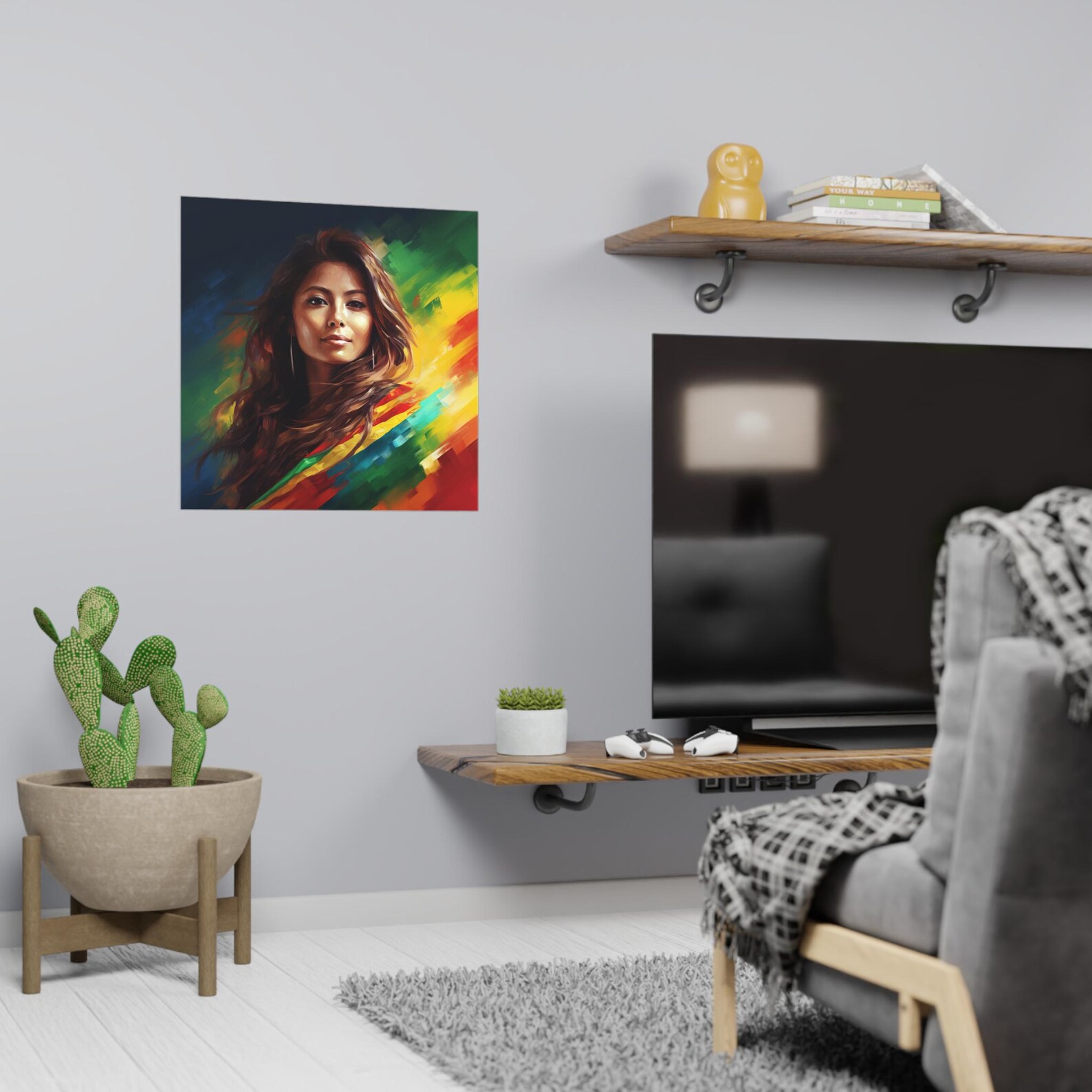 Bolivian Woman Poster, South American Art Print, Bolivia Independence ...