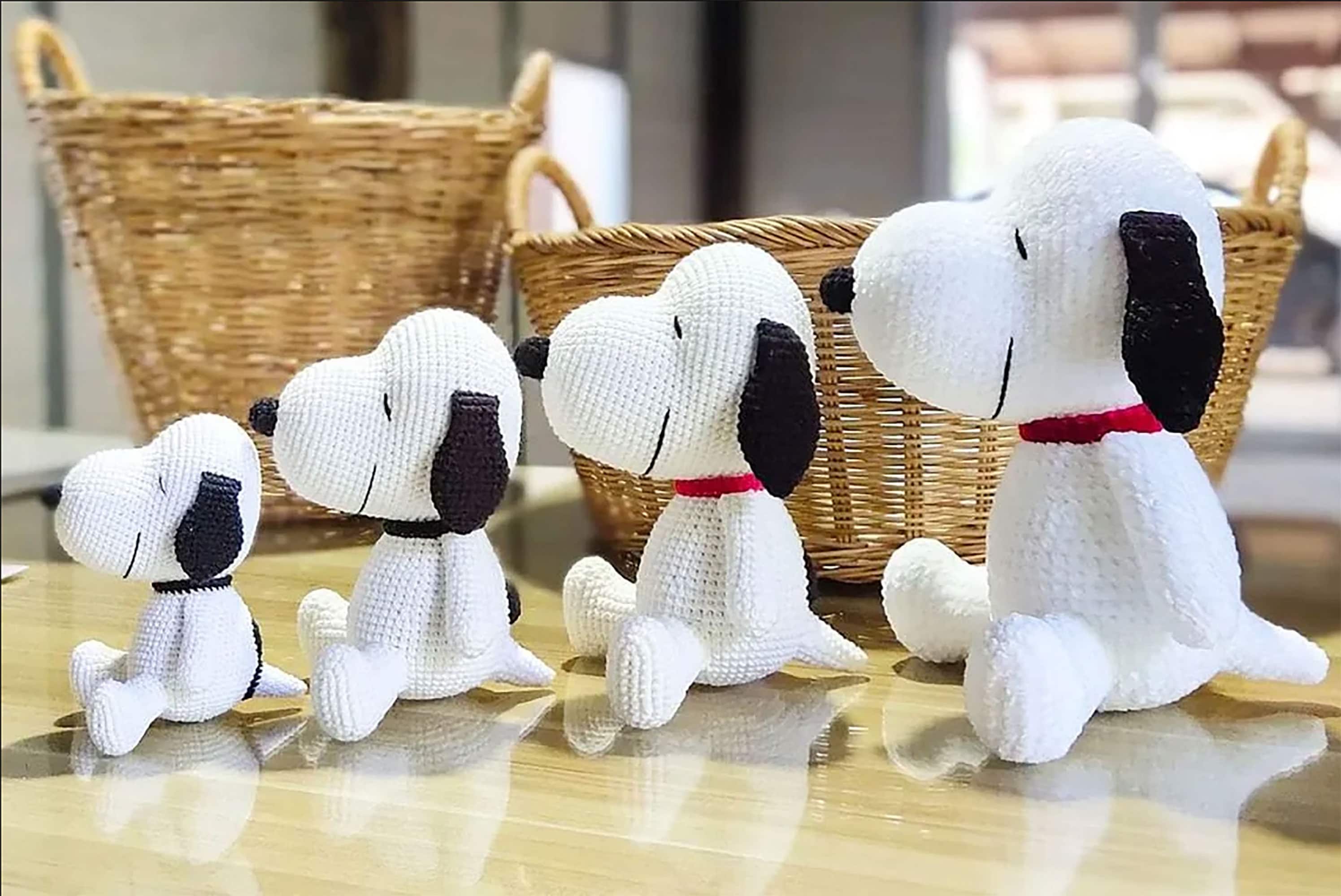 Snoopy Dog Crochet Pattern PDF, Snoopy Amigurumi, Cute Snoopy Crochet ...