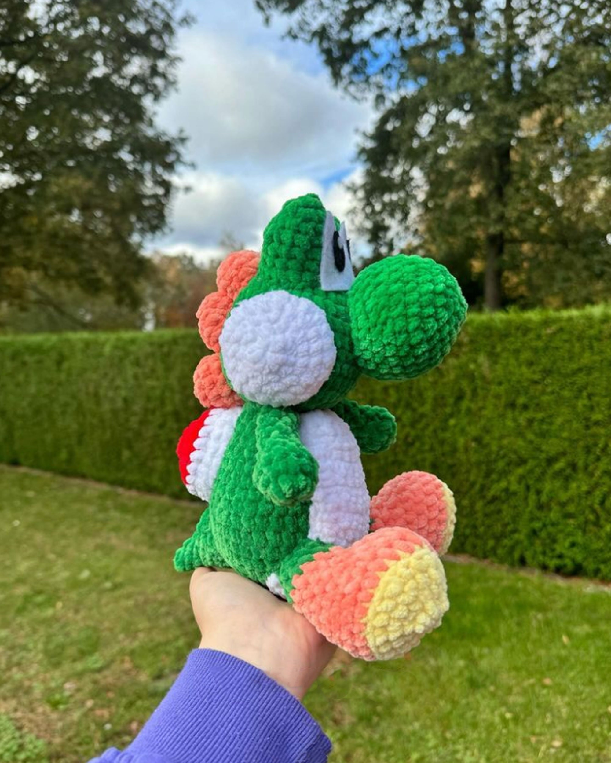 Super Mario Crochet Pattern Yoshi Plush Amigurumi Cute Yoshi - Etsy ...