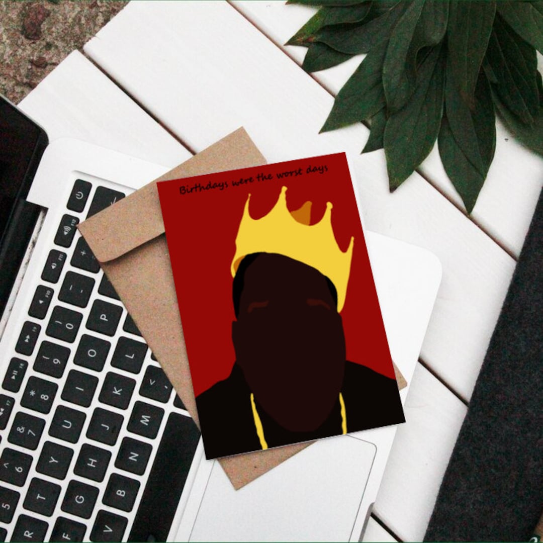 Birthday Card Printable Rapper Birthday Card Hip Hop Birthday Card ...