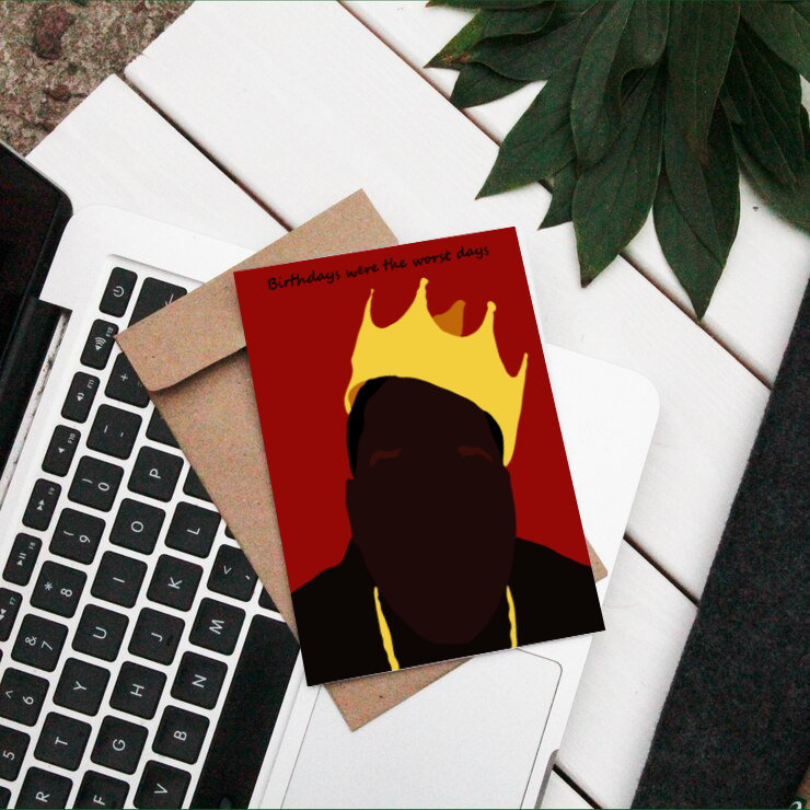 Birthday Card Printable Rapper Birthday Card Hip Hop Birthday Card ...