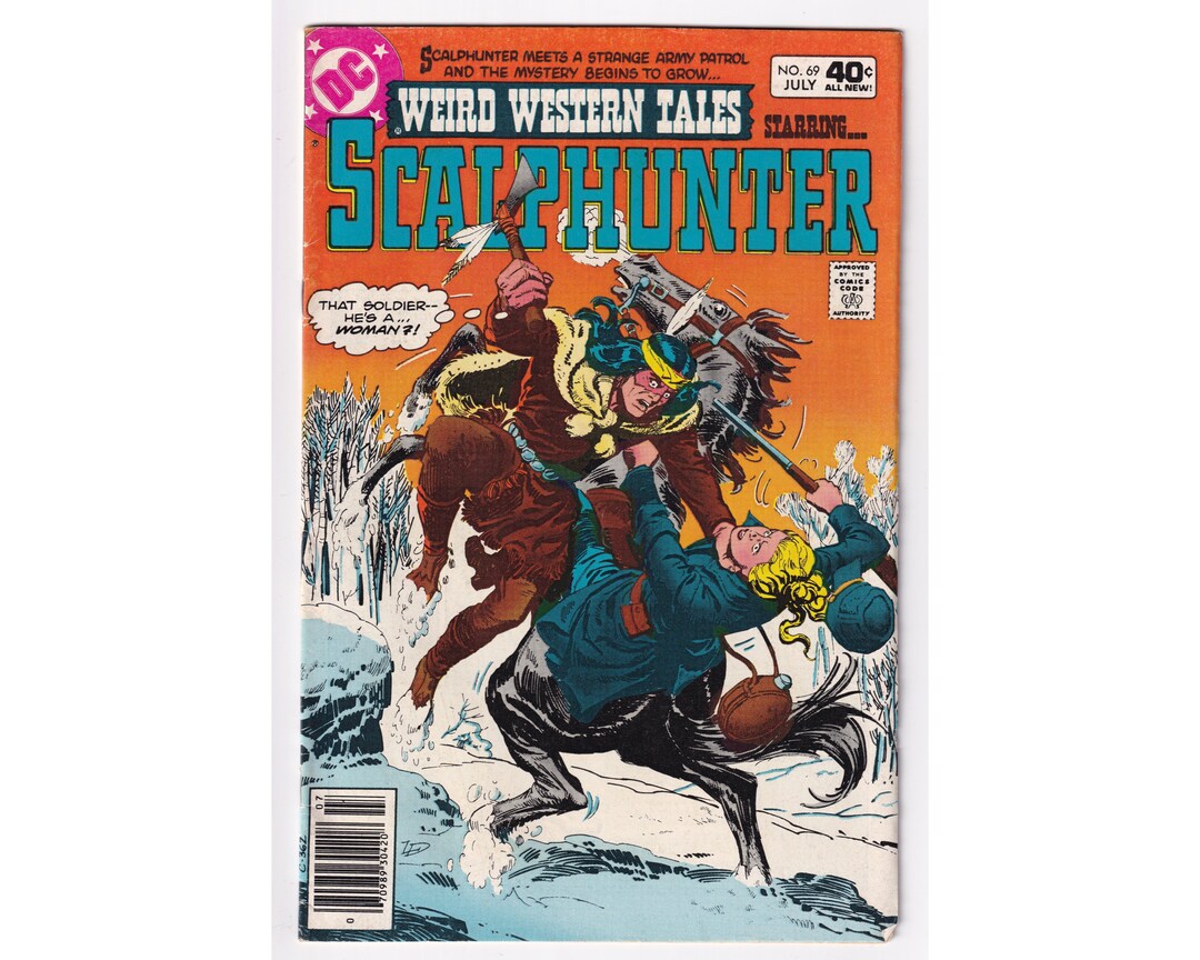 1980 DC Comics Weird Western Tales Issue 69 Scalphunter - Etsy