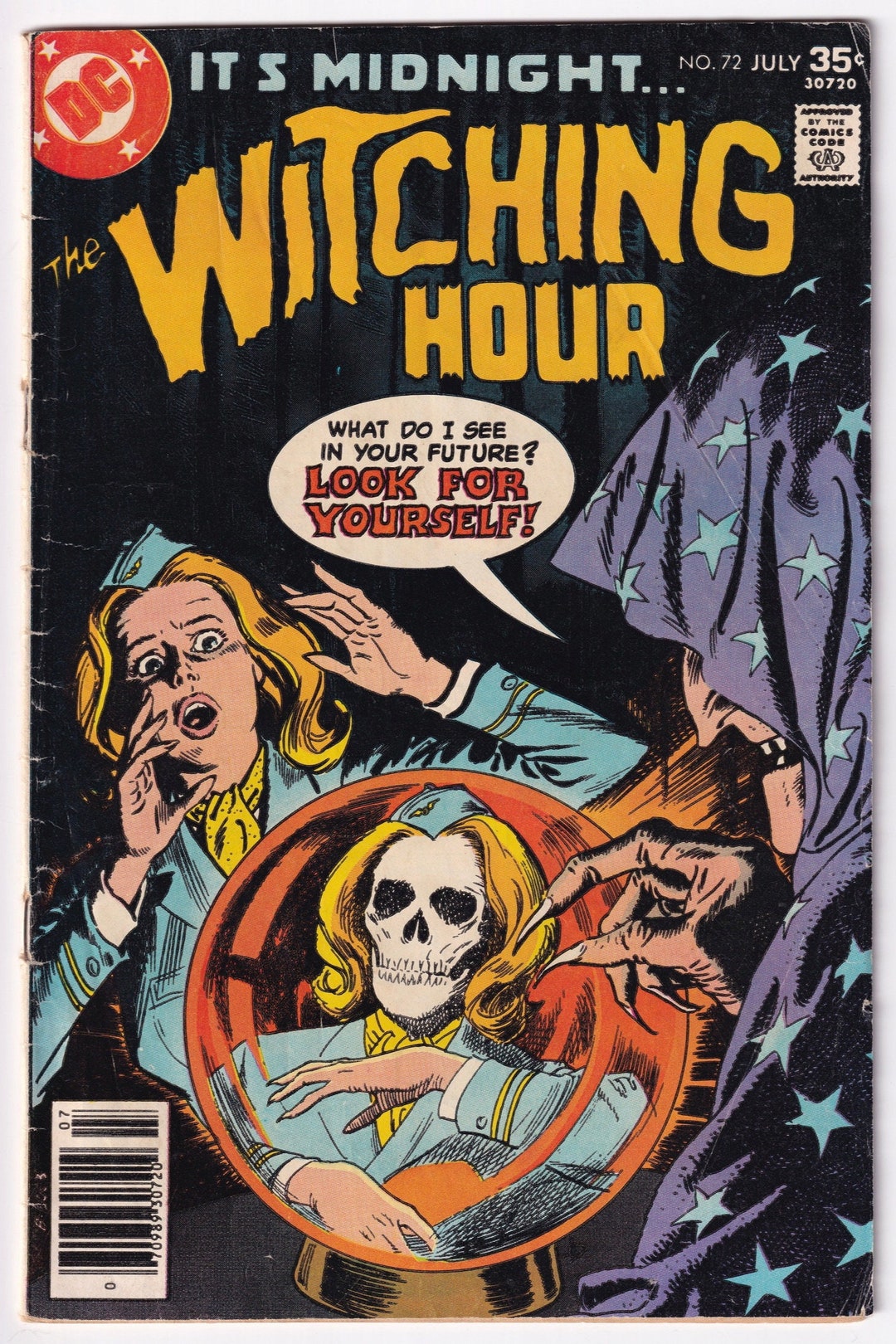 1977 the Witching Hour 72 DC Comics Bronze Age Horror Comics - Etsy