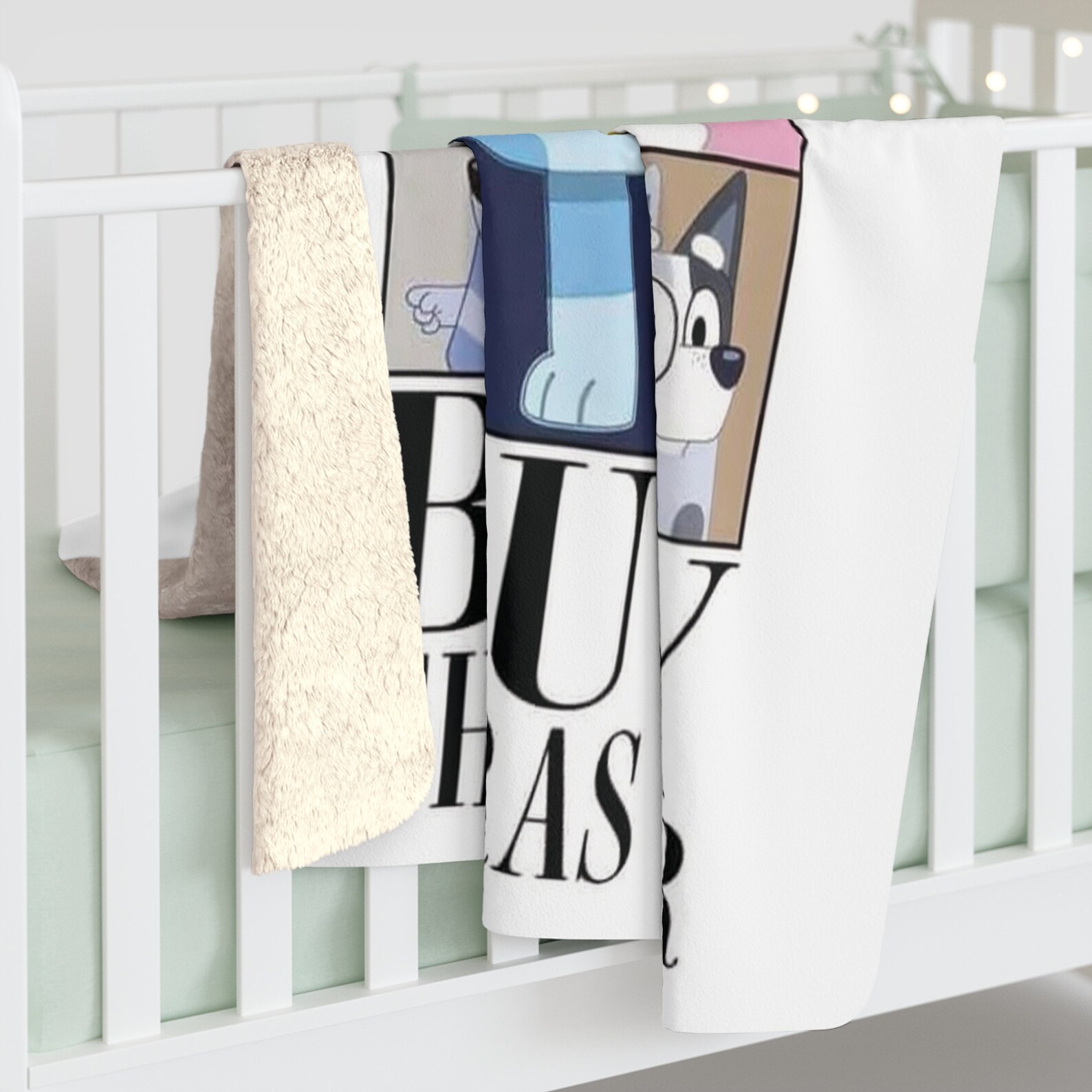 Bluey the Era's Tour Sherpa Fleece Unicorn Throw Blanket Gifts for ...