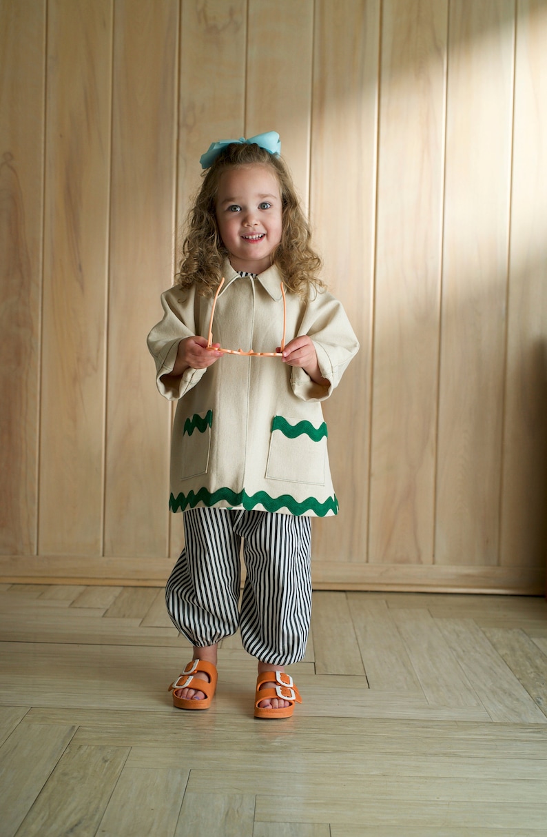 Canvas Chore Coat- Ric Rac - Classic Chore Coat, Canvas Handmade Kids ...