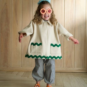 Canvas Chore Coat- Ric Rac - Classic Chore Coat, Canvas Handmade Kids ...