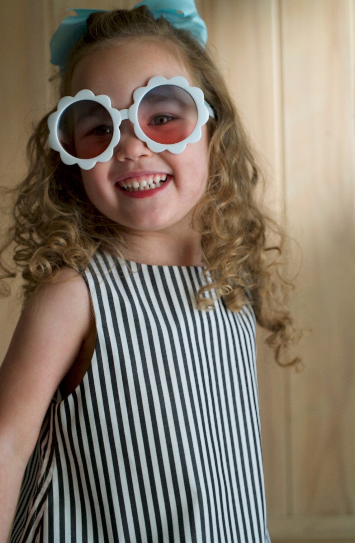 Hand Made Striped Cotton Button Back Top and Pant Set, Cotton Kids ...